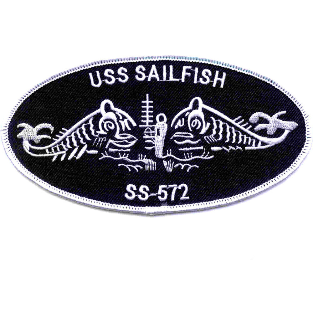 SS-572 USS Sailfish Patch - Version D | Submarine Patches | Navy ...