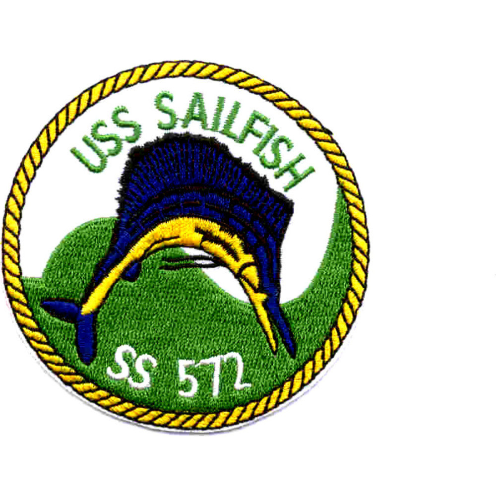 SS-572 USS Sailfish Patch - Version A | Submarine Patches | Navy ...