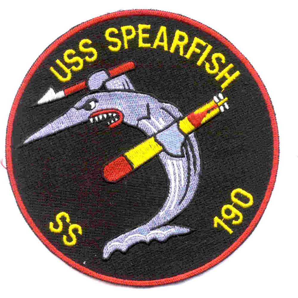 SS-190 USS Spearfish Submarine Patch | Submarine Patches | Navy Patches | Popular Patch