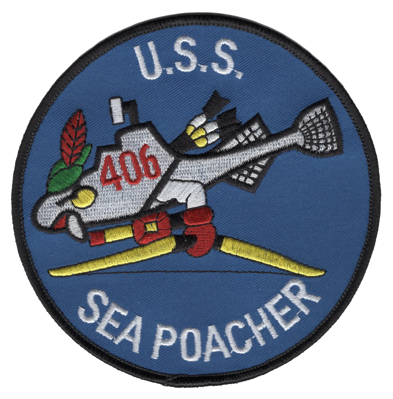 SS-406 USS Sea Poacher Patch | Submarine Patches | Navy Patches ...