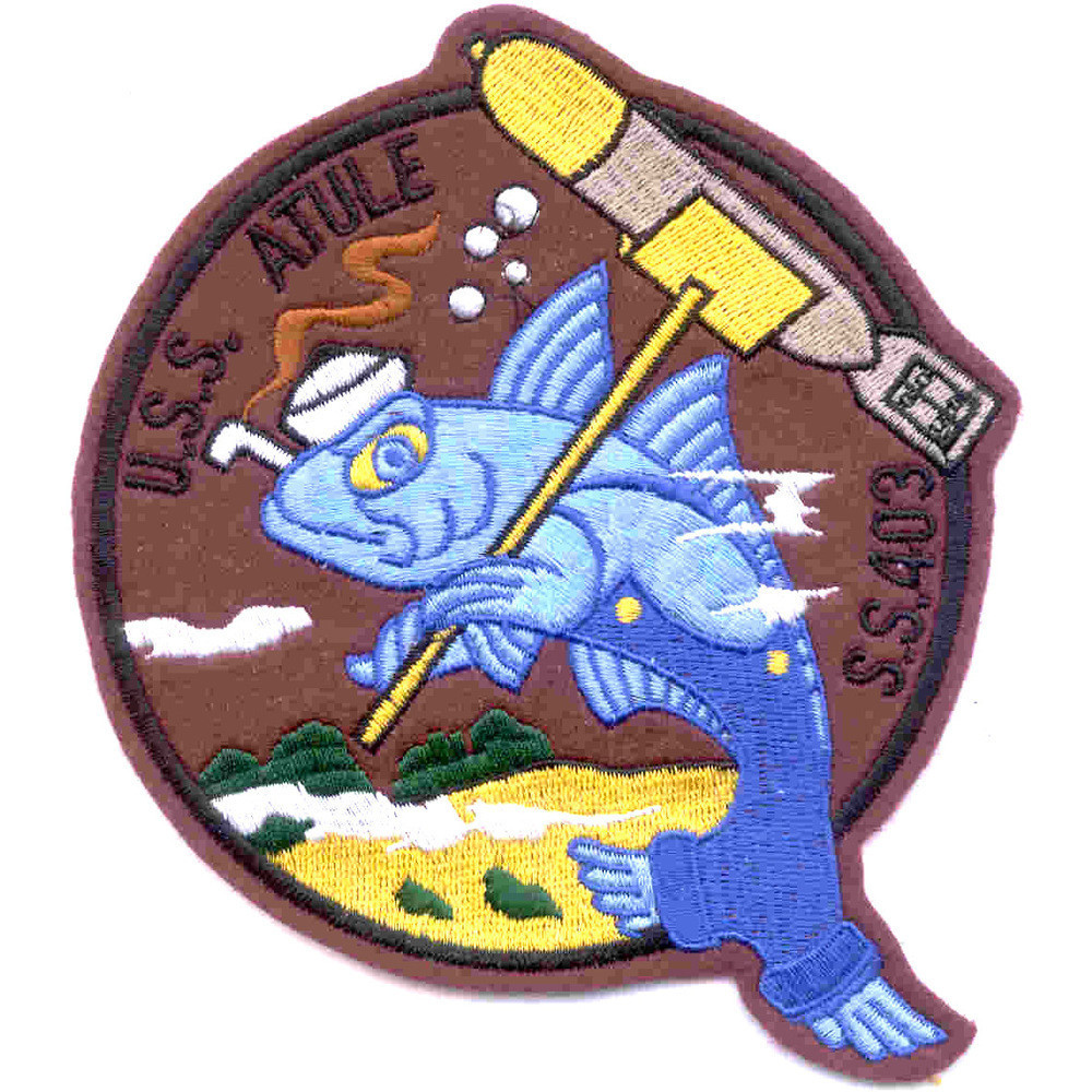 SS-403 USS Atule Patch - Version A | Submarine Patches | Navy Patches ...