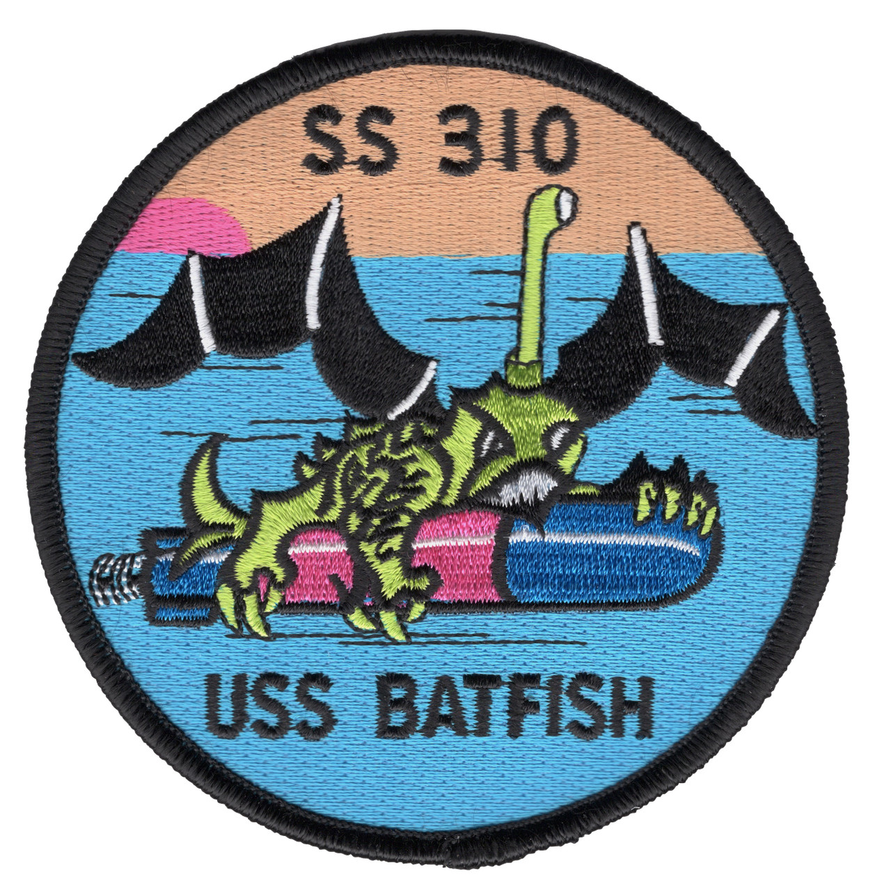 SS-310 USS Batfish Patch | Submarine Patches | Navy Patches | Popular Patch
