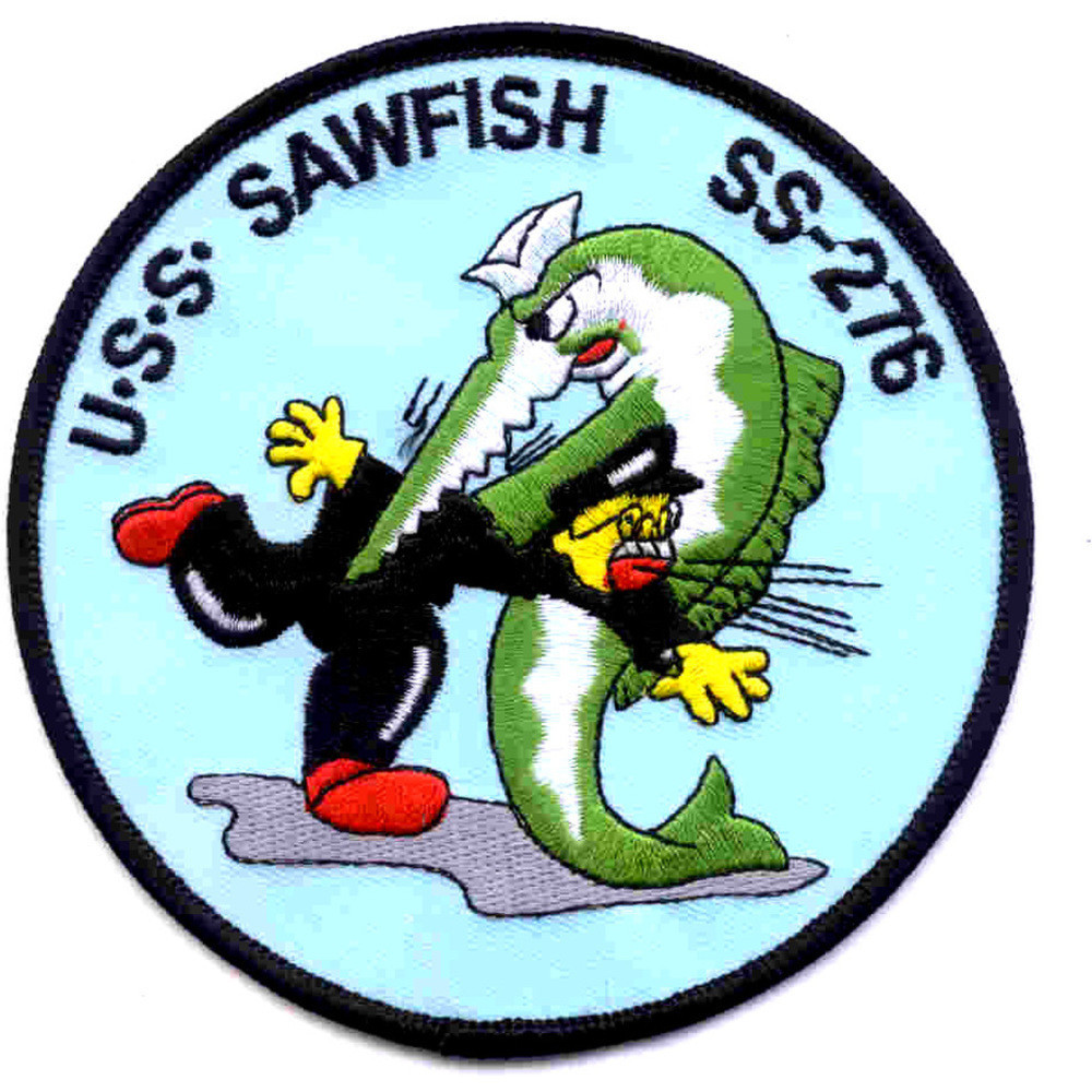 SS-276 USS Sawfish Patch | Submarine Patches | Navy Patches | Popular Patch