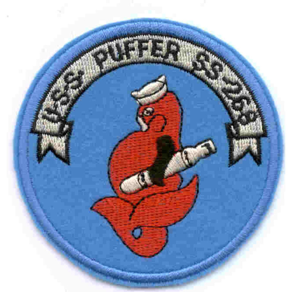 SS-268 USS Puffer Small Hat Patch | Submarine Patches | Navy Patches ...