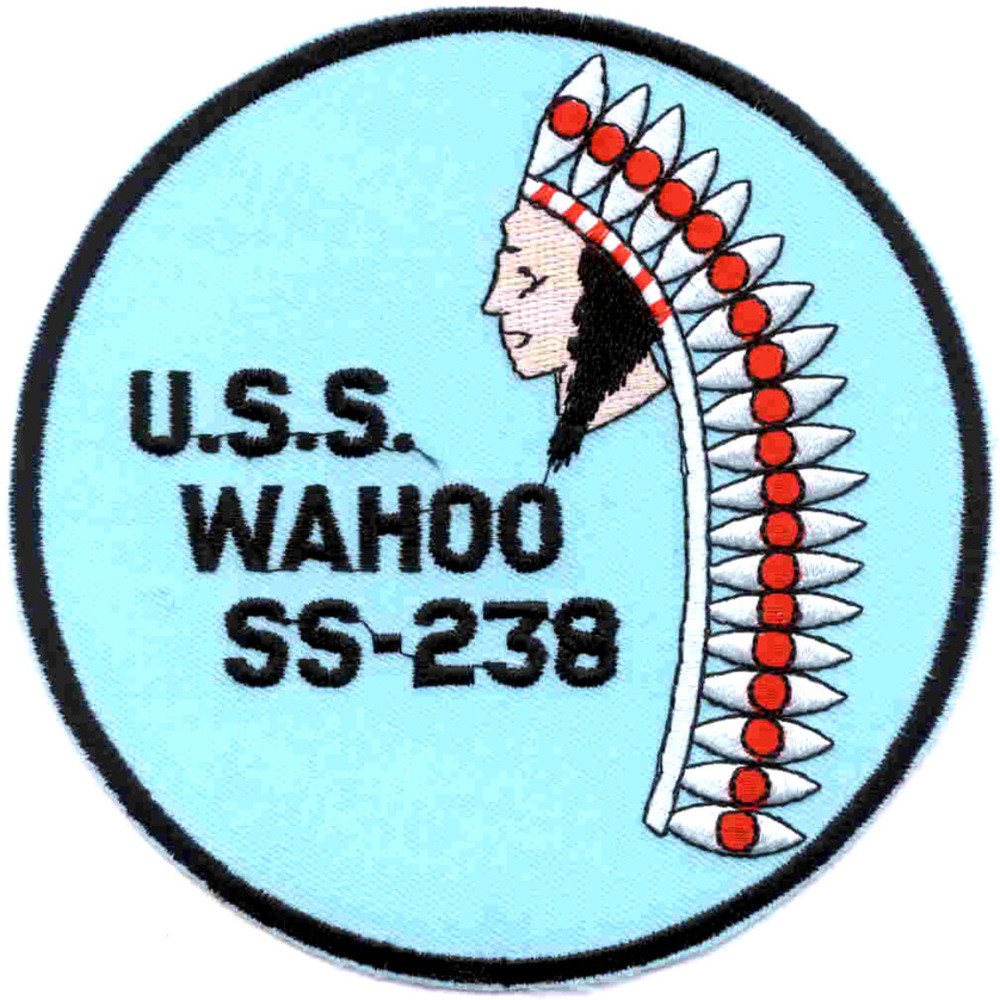 SS-238 USS Wahoo Patch | Submarine Patches | Navy Patches | Popular Patch