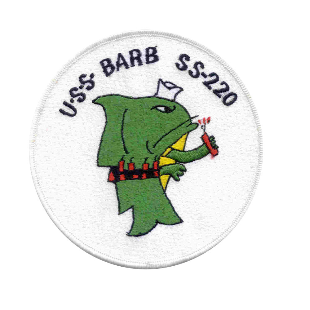 SS-220 USS Barb Patch | Submarine Patches | Navy Patches | Popular Patch