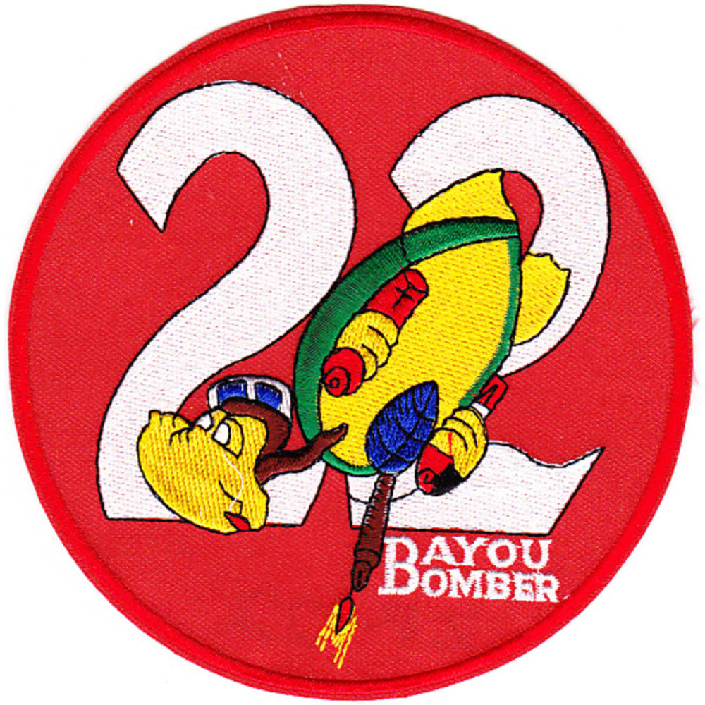 ZP-22 Patch Bayou Bomber | Squadron Patches | Navy Patches | Popular Patch