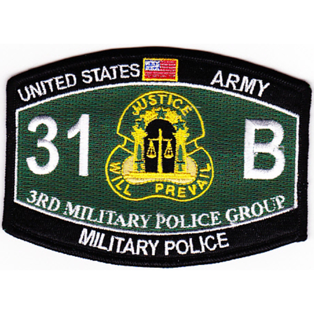 3rd Military Police Group Military Occupational Specialty MOS Rating ...