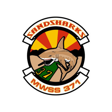 MWSS-371 USMC Sand Sharks Patch