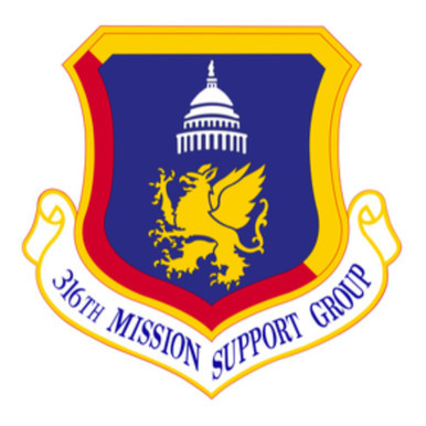 316th Mission Support Group Patch