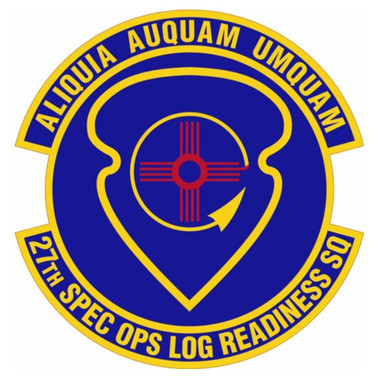 27th Special Operations Logistics Readiness Squadron Patch