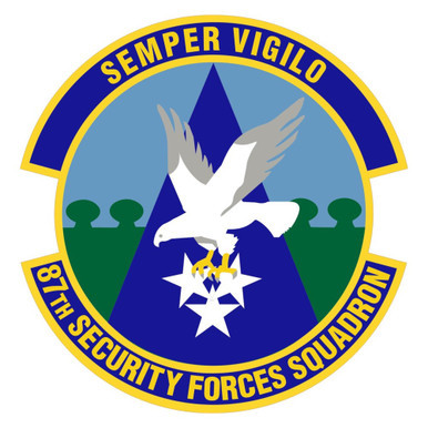 87th Security Forces Squadron Patch