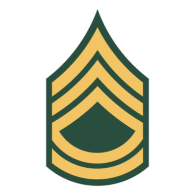 Sergeant First Class E-7 (SFC) U.S. Army Enlisted (Grade Insignia) Patch