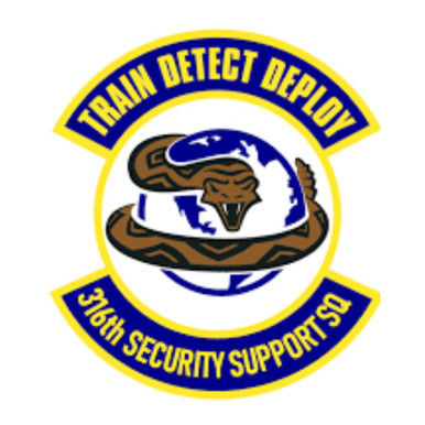 316th Security Support Squadron Patch