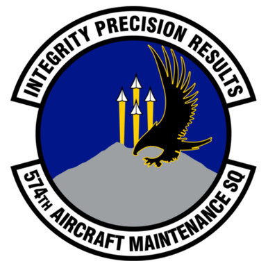 574th Aircraft Maintenance Squadron Patch