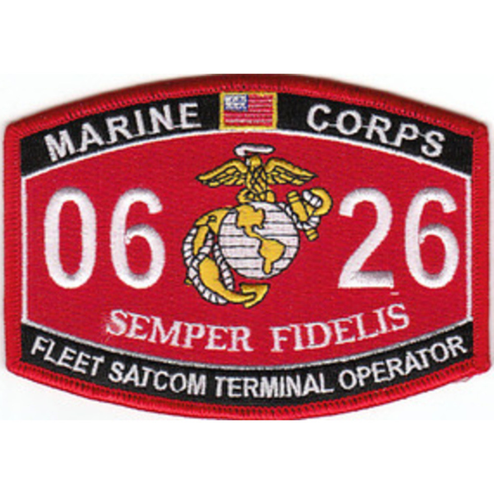3531 Motor Vehicle Operator MOS Patch | MOS Patches | Marine Patches ...