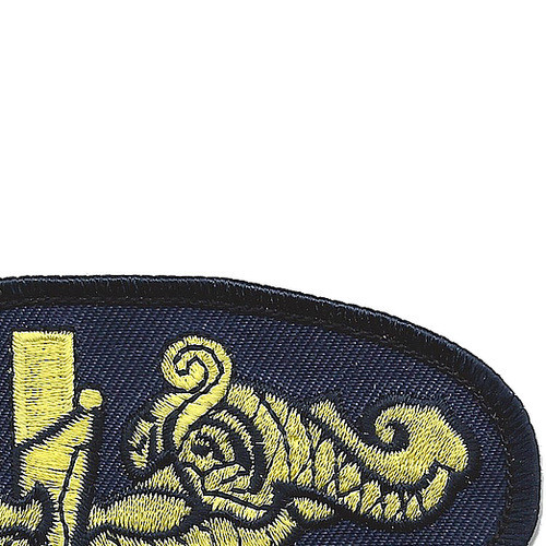 Navy Gold Dolphins Large Version Patch | Submarine Patches | Navy ...