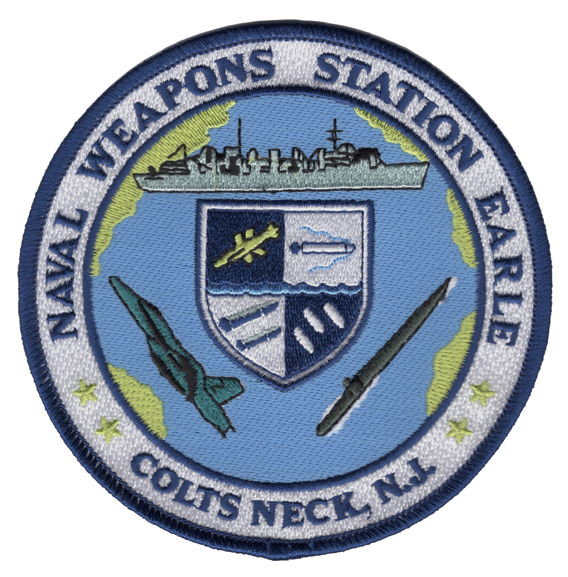 Naval Weapons Station Earle Colts Neck New Jersey Patch | Base Patches | Navy Patches | Popular ...