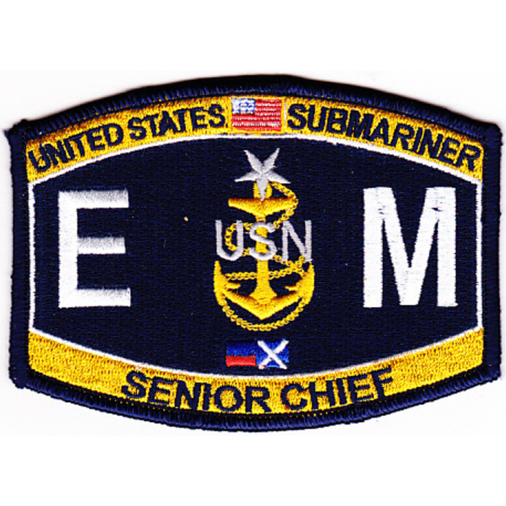 EMCM-SS Submarine Master Chief Electrician's Mate(SS) Patch | Ratings ...