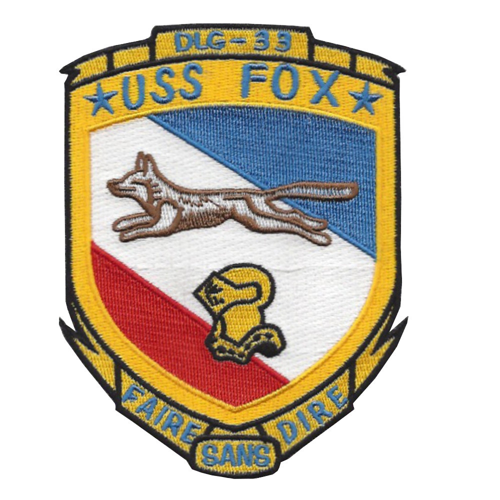 USS Fox CG-33 Patch | Cruiser Patches | Navy Patches | Popular Patch