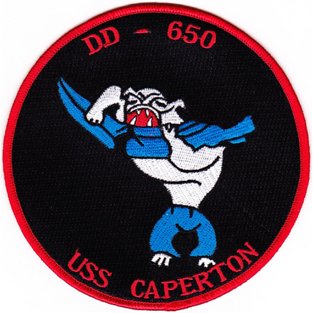 DD-650 USS Caperton Patch - Version B | Destroyer Patches | Navy ...