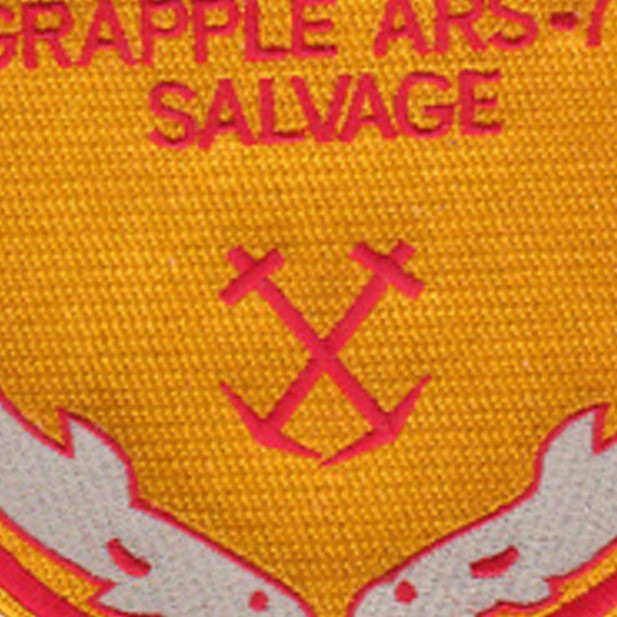 ARS-7 USS Grapple Patch | Auxiliary Ship Patches | Navy Patches ...