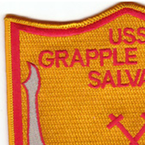 ARS-7 USS Grapple Patch | Auxiliary Ship Patches | Navy Patches ...