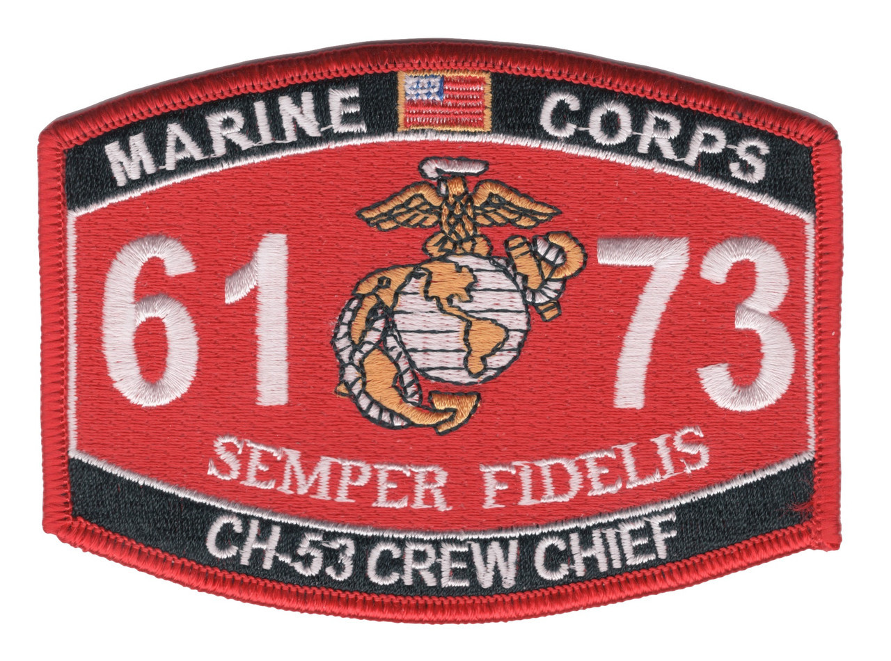6174 UH-1 Crew Chief MOS Patch | MOS Patches | Marine Patches | Popular ...