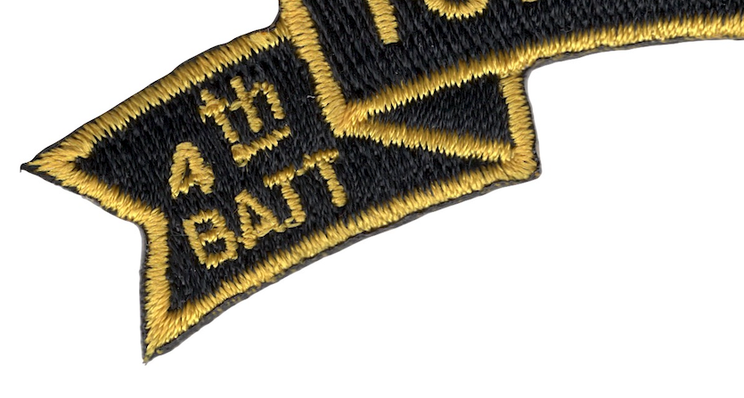 4th Mechanized Battalion 23rd Infantry Regiment Tomahawks Scroll Patch ...