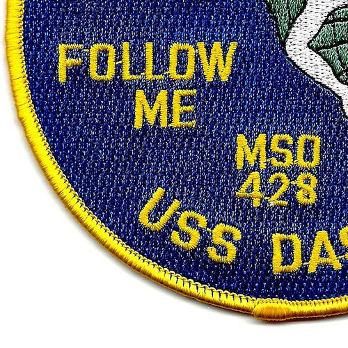 USS Dash MSO-428 Minesweeper Ocean Ship Patch | Auxiliary Ship Patches ...