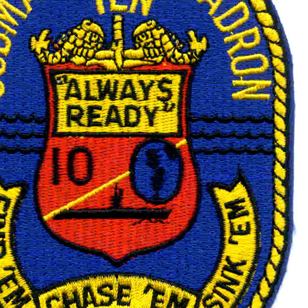 Submarine Squadron 10 Patch | Submarine Patches | Navy Patches ...