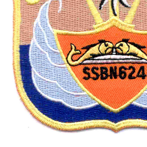 SSBN-624 USS Woodrow Wilson Patch | Submarine Patches | Navy Patches ...