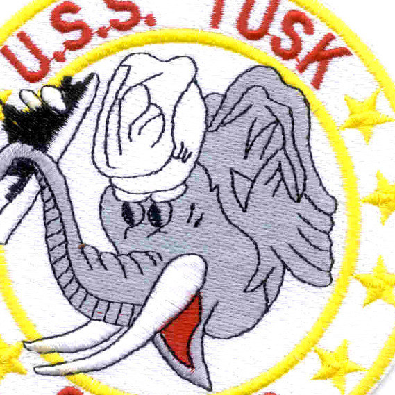 SS-426 USS Tusk Patch | Submarine Patches | Navy Patches | Popular Patch