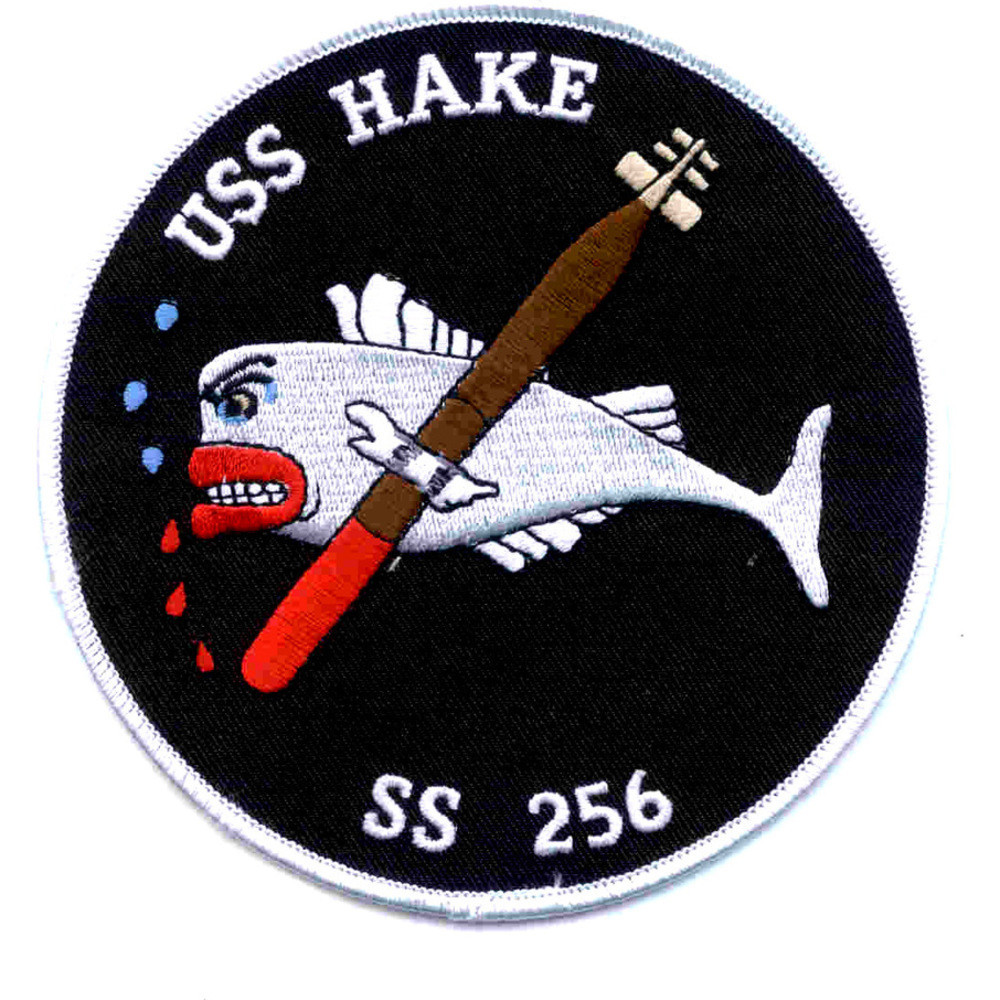 SS-256 USS Hake Patch "Battle Flag" | Submarine Patches | Navy Patches ...