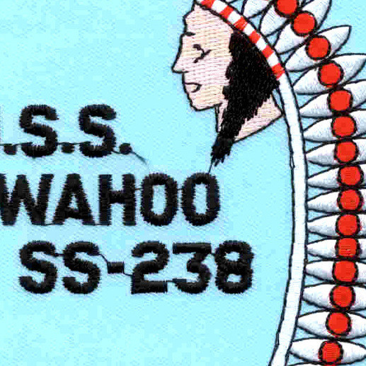 SS-238 USS Wahoo Patch | Submarine Patches | Navy Patches | Popular Patch