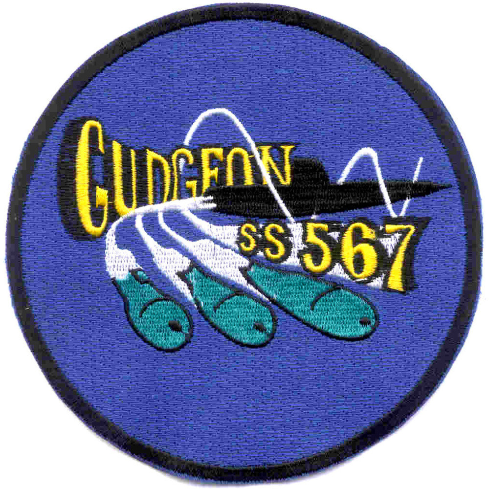 SS-211 USS Gudgeon Patch - Version A | Submarine Patches | Navy Patches ...
