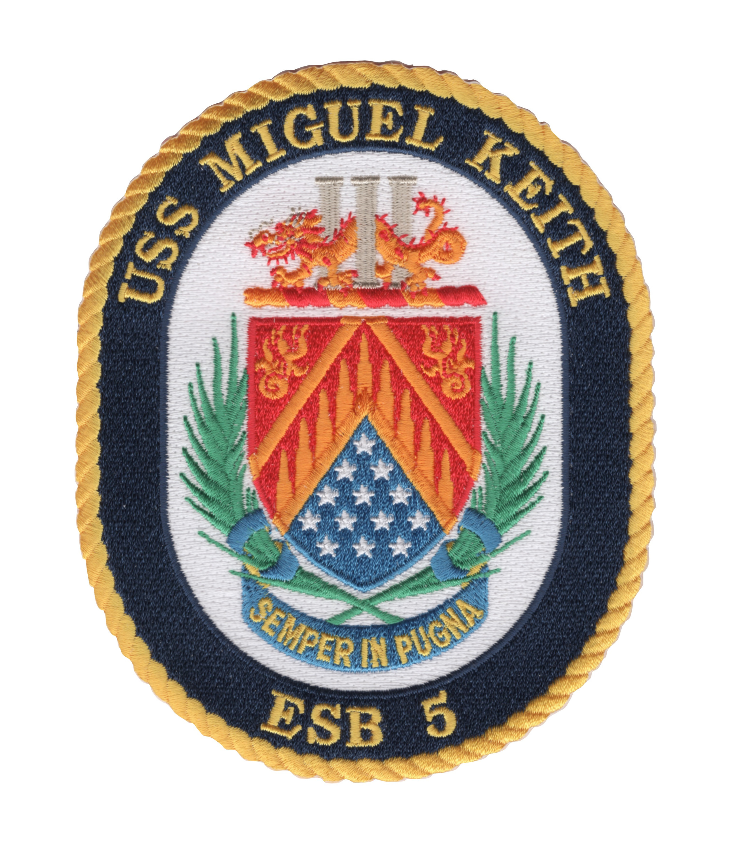 USS John L. Canley ESB-6 Patch | Ship Patches | Navy Patches | Popular ...