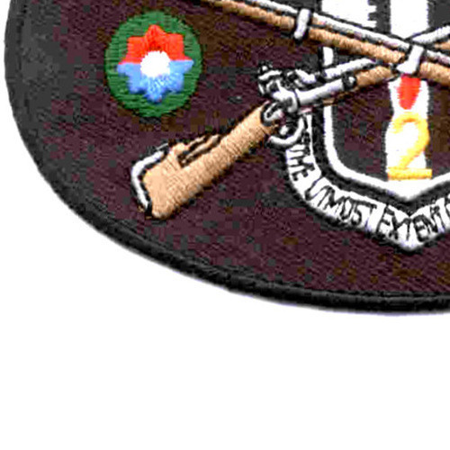 2nd Battalion Of The 60th Infantry Regiment Patch Combat Infantry Badge ...
