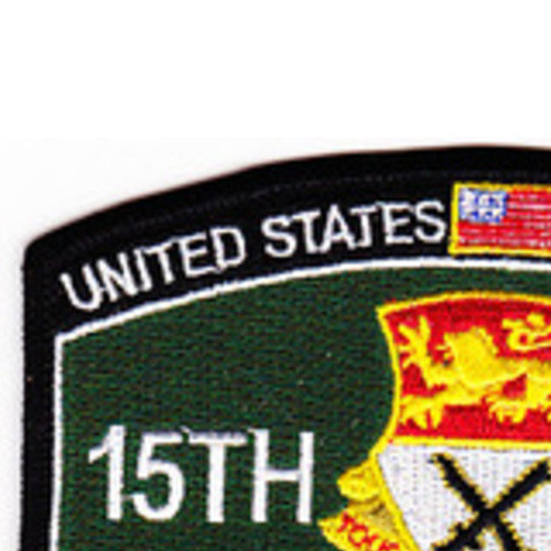 15th Cavalry Regiment MOS Patch 1957-1967 | Cavalry Patches | Army ...