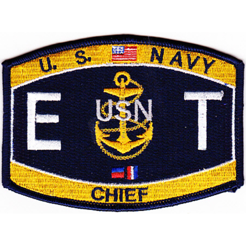 ETCM Electronics Technician Master Chief Petty Office Patch | Ratings ...
