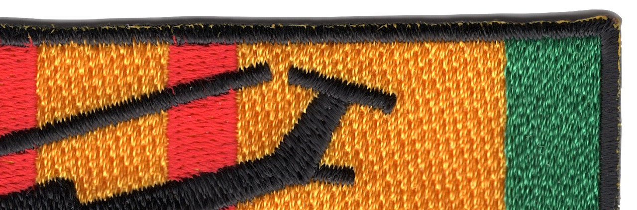Huey Diving Silhouette On Vietnam Service Ribbon Patch | Specialty ...