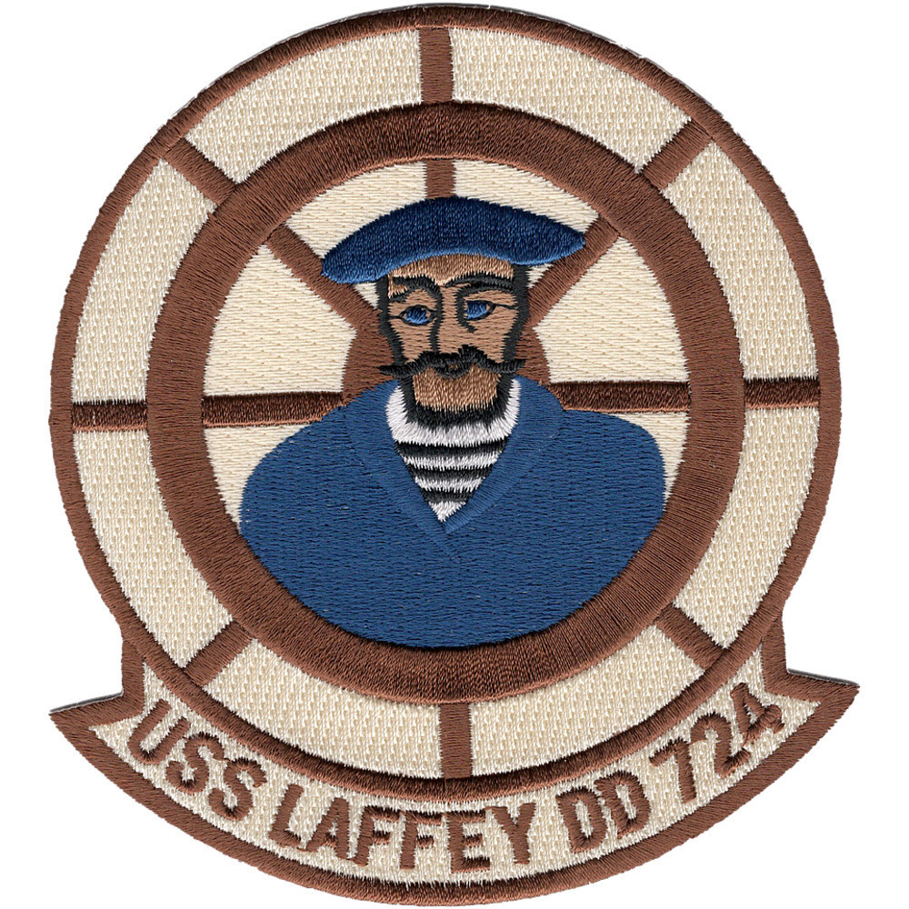 DD-724 USS Laffey Patch - Version B | Destroyer Patches | Navy Patches ...