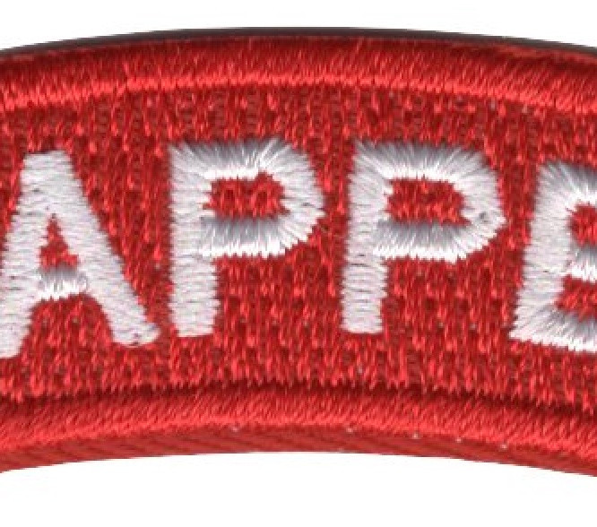 Army Engineers Sapper Rocker Red Patch | Special Forces Patches | Army ...