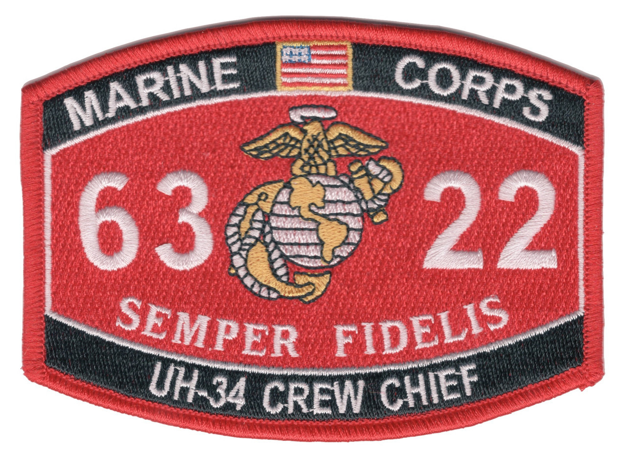 6179 Vh-3D Presidential Helo Crew Chief MOS Patch | MOS Patches ...