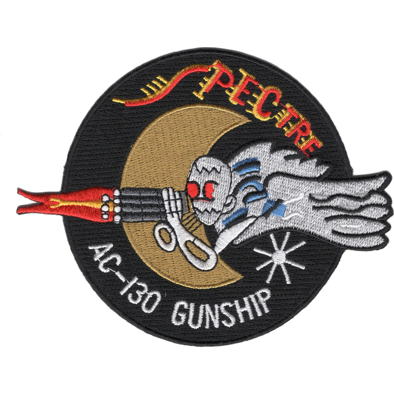 Lockheed AC-130 Gunship Patch AFSOC Fire Control Officer | Specialty ...