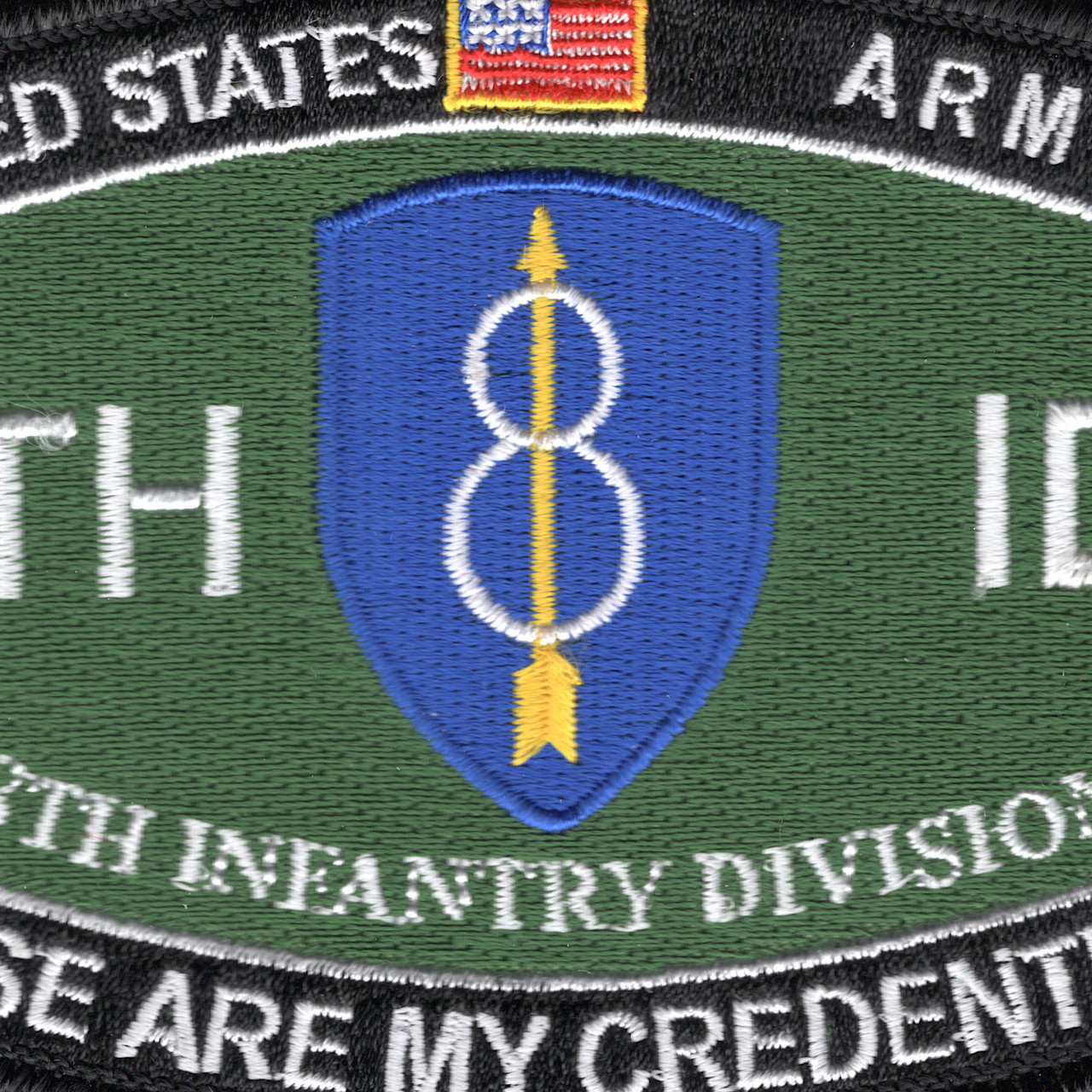 8th Infantry Division Hat Patch | MOS Patches | Army Patches | Popular ...
