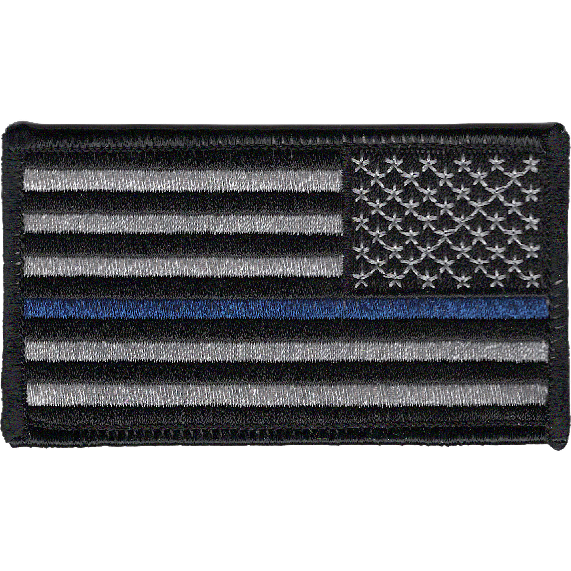 Thin Blue Line Flag Right Shoulder Patch | Police Flag Patch