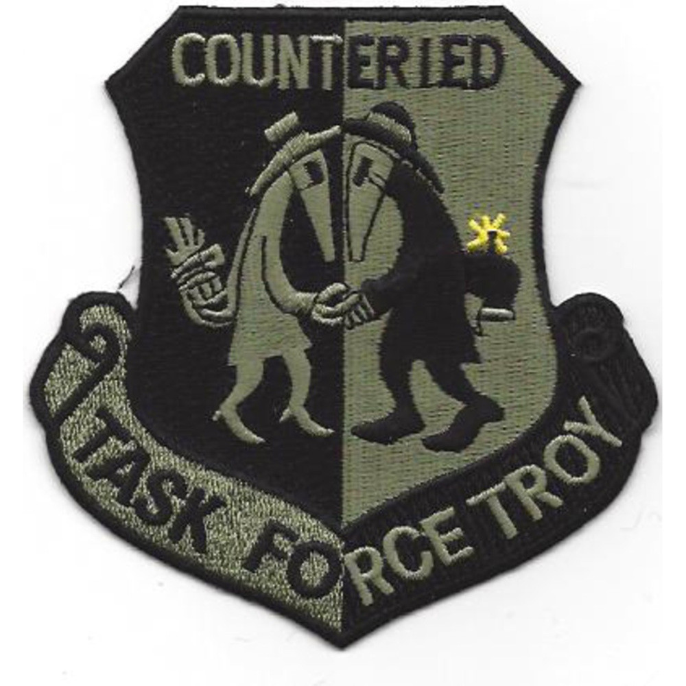Task Force Troy Counter Improvised Explosive Device Patch Silver ...