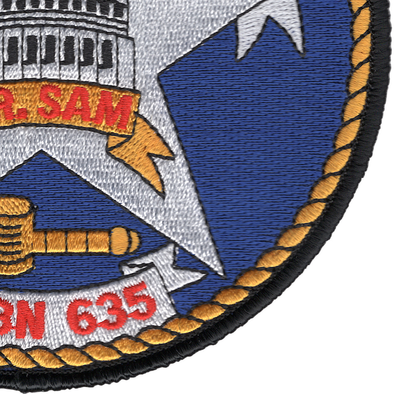 SSBN-635 USS Sam Rayburn Patch | Submarine Patches | Navy Patches ...