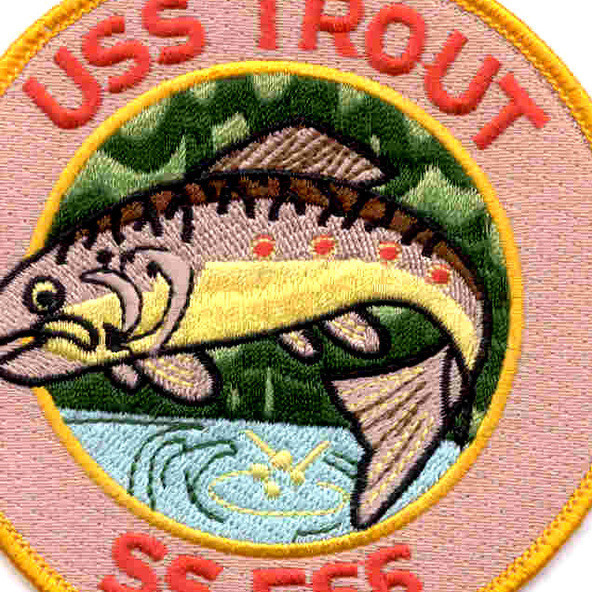SS-566 USS Trout Patch - E Version | Submarine Patches | Navy Patches ...